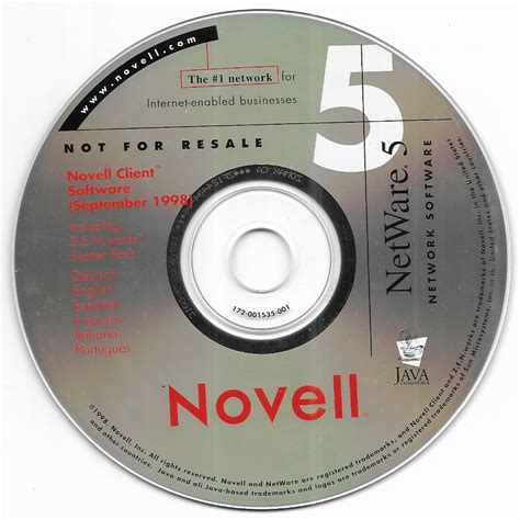 Novell Netware 5 3 User Demo Novell Inc Free Download Borrow