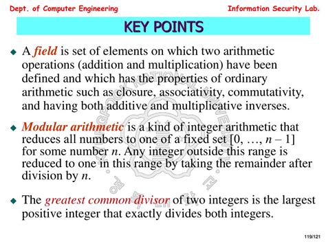 Ppt Part I Symmetric Ciphers Chapter 4 Finite Fields 41 Groups Rings And Fields Powerpoint