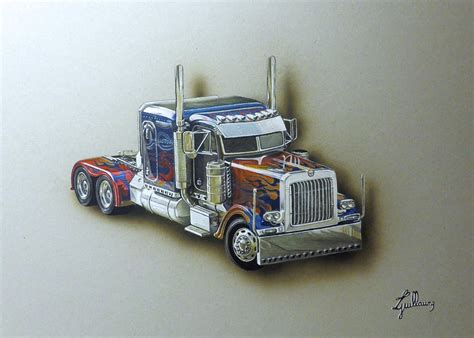 Optimus Prime Truck By Personnedali On Deviantart