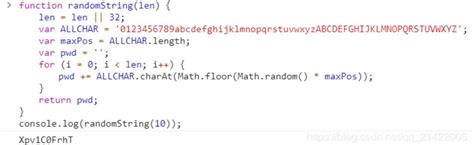 Javascrip生成随机数和字符串随机生成指定长度的字符串charat方法、mathfloor、mathrandom