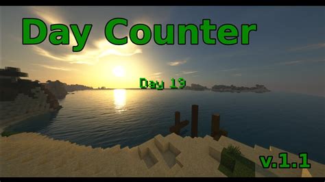 Day Counter Minecraft Data Pack