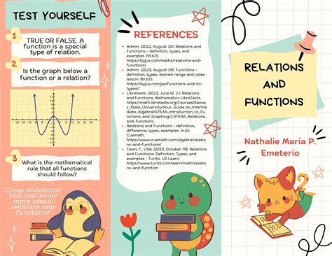 Mathematical Relations And Functions Brochurepdf