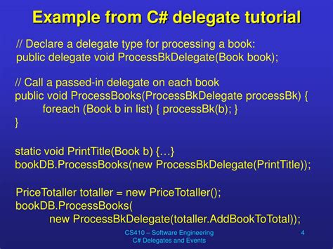 Ppt C Delegates And Events Powerpoint Presentation Free Download Id786591