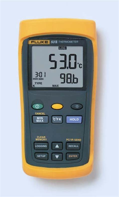 Fluke 54 2 B 60hz Fluke Fluke 54 Ii B Wired Digital Thermometer Type