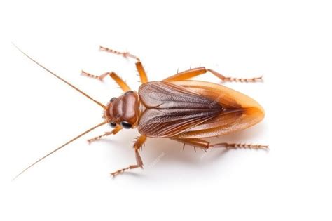 Premium Ai Image A Cockroach Isolated On White Background Cockroach Generative Ai
