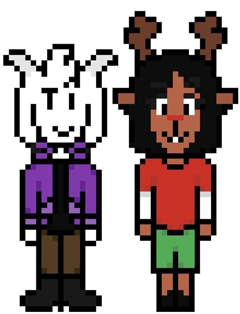 I Made Some Dess And Asriel Sprites R Deltarune