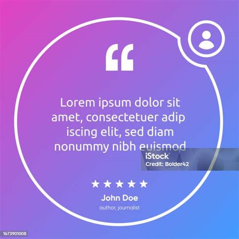 3d 버블 평가 배너 인용문 인포그래픽 따옴표를위한 소셜 미디어 게시물 템플릿 디자인 빈 말풍선 따옴표 거품 및 텍스트 상자 벡터 일러스트 레이 션 Eps10 0명에 대한