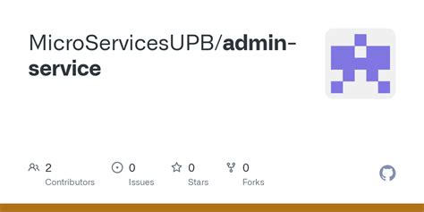 Github Microservicesupbadmin Service