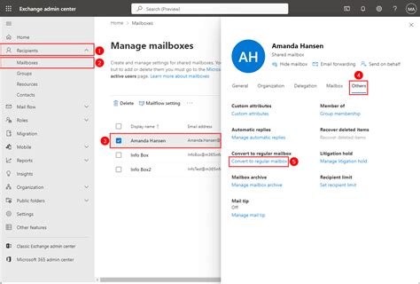How To Convert Shared Mailbox To User Mailbox O365info