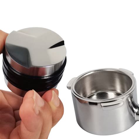 Badu Bg Инструменти за кафе бариста Тампер 51 мм ъглова кана за