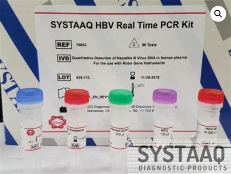 Hbv Real Time Pcr Kit Systaaq