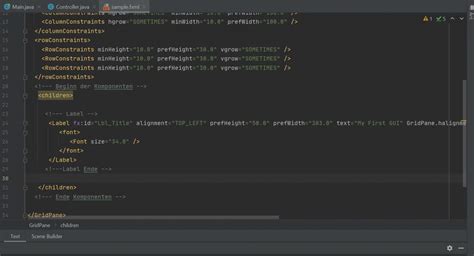 Benutzeroberfläche Mit Fxml Einleitung Gui Erstellen Mit Javafx