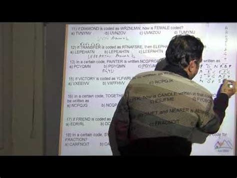 Analytical Reasoning Level Coding Decoding Part YouTube