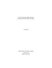 Mla Cover Page Template PDF Template