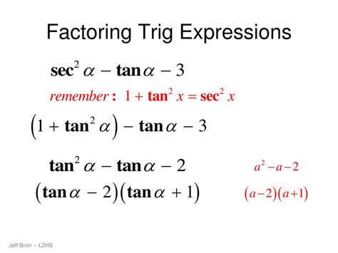 PPT Using Fundamental Trig Identities PowerPoint Presentation Free Download ID