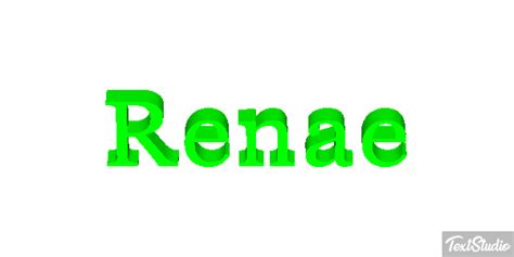 Renae Name Animated  Logo Designs