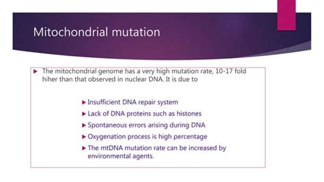 Mitochondrial Inheritance Slideshare Pptx
