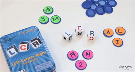 Left Right Center Rules Printable