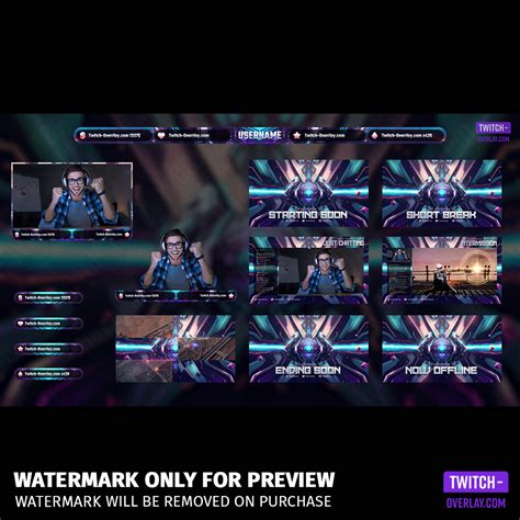 Neo Cortex Stream Overlay Bundle Make Your Stream Stand Out