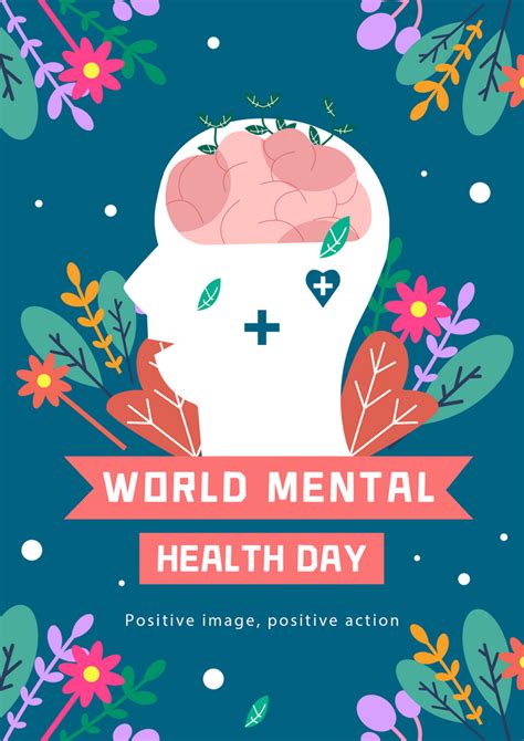 World Mental Health Day Creative Signing Poster Artofit