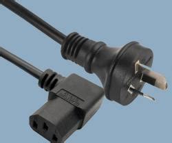 Australia IEC C To IEC C Monitor Power Cable Ningbo Yunhuan Electronics Group