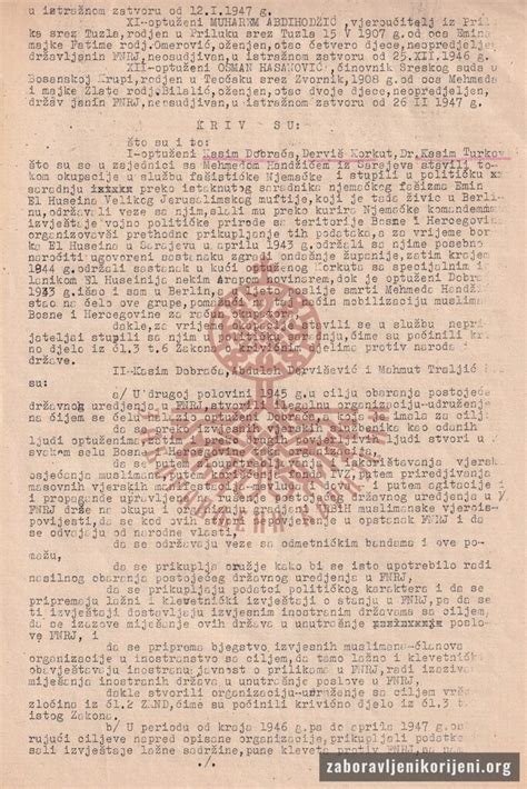 Сарадници нациста из Босне и Херцеговине Заборављени коријени