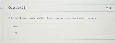 Solved Question 332 ﻿ptsa Director Of Finance Would Most