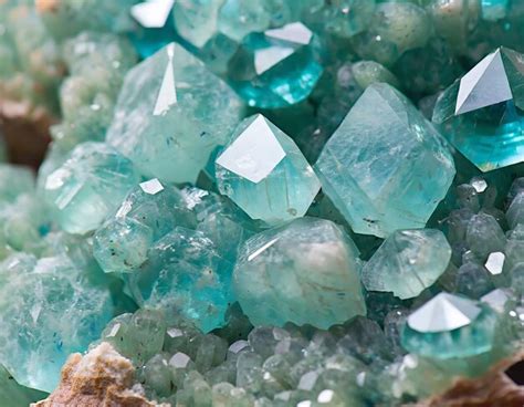 Premium Photo Aquamarine Gemstone Closeup Gem Crystals Geology