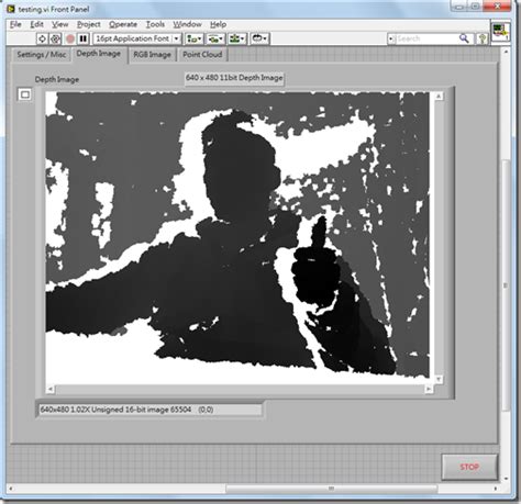 Riobotics Putting The Rio In Robotics Labview Xbox Kinect And 3d Point Cloud Visualization