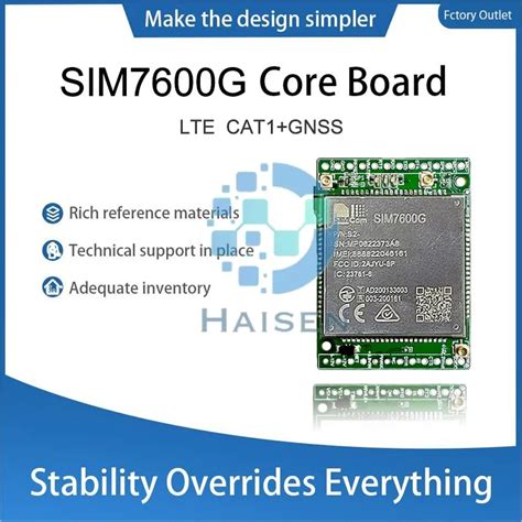 Haisen Simcom Sim7600g Core Board Sim7600g Development Board Lte Cat1 Gnss Sim7600