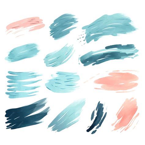 브러시 스트로크 세트 터 페인트 브러시 박스 텍스처 텍스트의 배경 프리미엄 벡터 브러시 스트로크 세트 터 페인트 브러시 박스 텍스처 텍스트의 배경 프리미엄 벡터