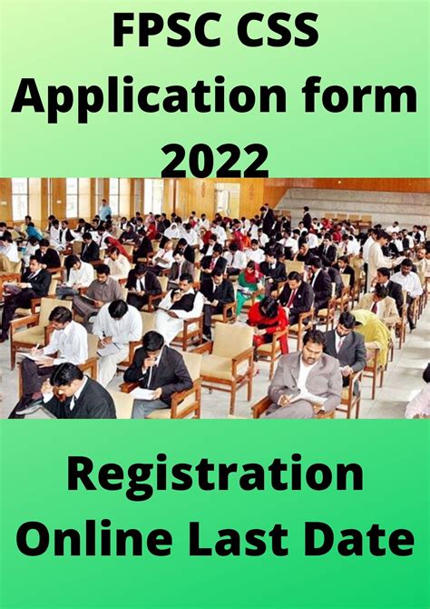 Fpsc Css Application Form 2022 Registration Online Last Date