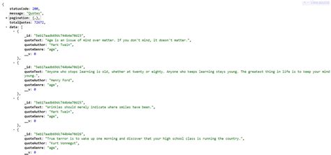 Javascript I Am Trying To Log The Author Name And The Quote From The Json File But The Code