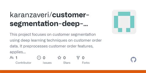 Github Karanzavericustomer Segmentation Deep Learning This Project Focuses On Customer