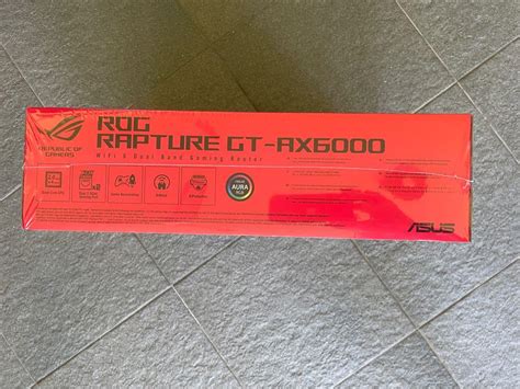 ROG Rapture Gt Ax Modem BNIB Computers Tech Printers Scanners Copiers On Carousell