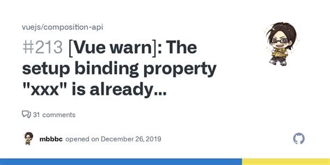 Vue Warn The Setup Binding Property Xxx Is Already Declared