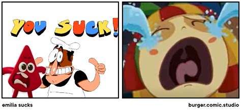 Emilia Sucks Comic Studio