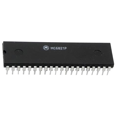 Mc6821p Peripheral Interface Adapter Ic Dip 40 Makers Electronics