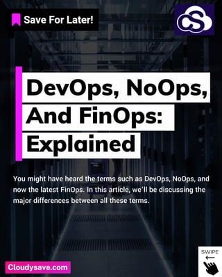 Dev Ops Vs Noops Vs Finops PDF