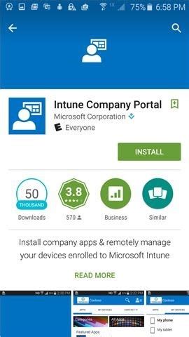 Android Intune Enrollment Academic IT Security