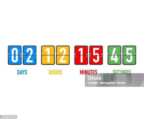 Countdown Klok Teller Ui App Digitale Telling Waas Cirkel Bestuur Meter