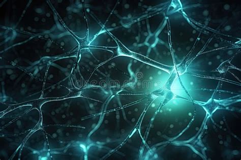 Elegant And Beautiful Abstract Background Representing Neurons And Neural Connections