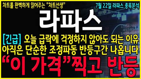 라파스 주가 전망 세력 다 털었나 계속 급락이 나오지만 절대 세력이 나가지 않은 이유 이 가격부터 반등은 나오니 확실하게 대응하세요 라파스 비만치료제 비만