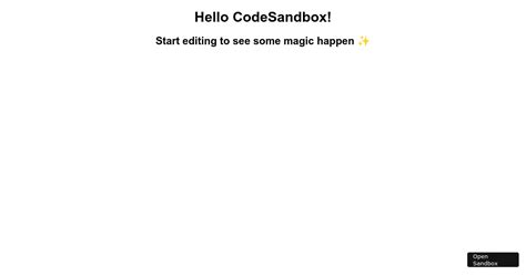 React Storybook Forked Codesandbox