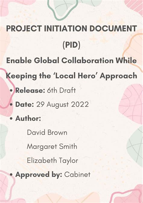 How To Make A Project Initiation Document Full Guide