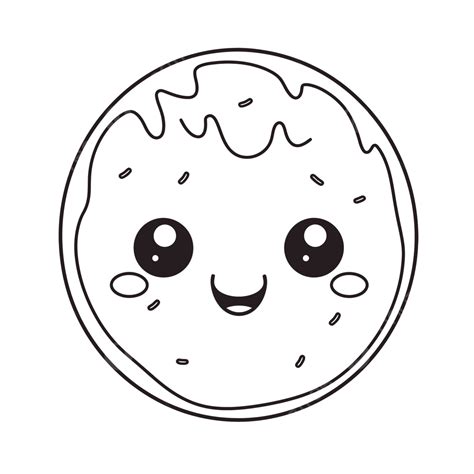 Cartoon Doughnuts With Faces 2