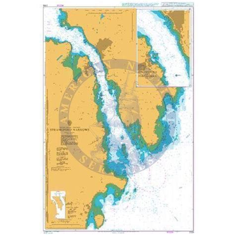 British Admiralty Nautical Chart 2159 Northern Ireland East Coast