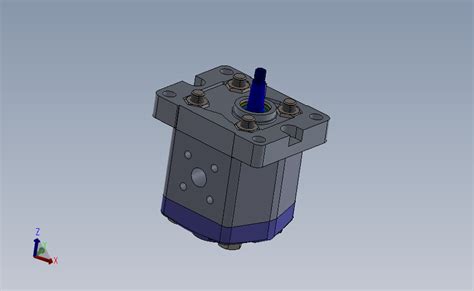 齿轮泵 SOLIDWORKS 2018 模型图纸下载 懒石网