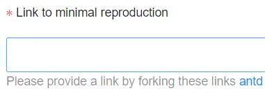Antd Reproduction Template Uses Deprecated ReactDOM Render Issue 36919 Ant Design Ant