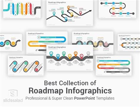 Detail Roadmap Powerpoint Template Koleksi Nomer 15